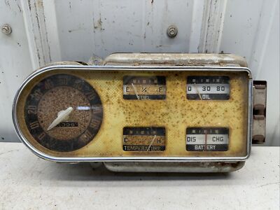 1948-1950 Ford Truck F1 F2 F3 Dash Instrument Gauge Cluster Panel ...