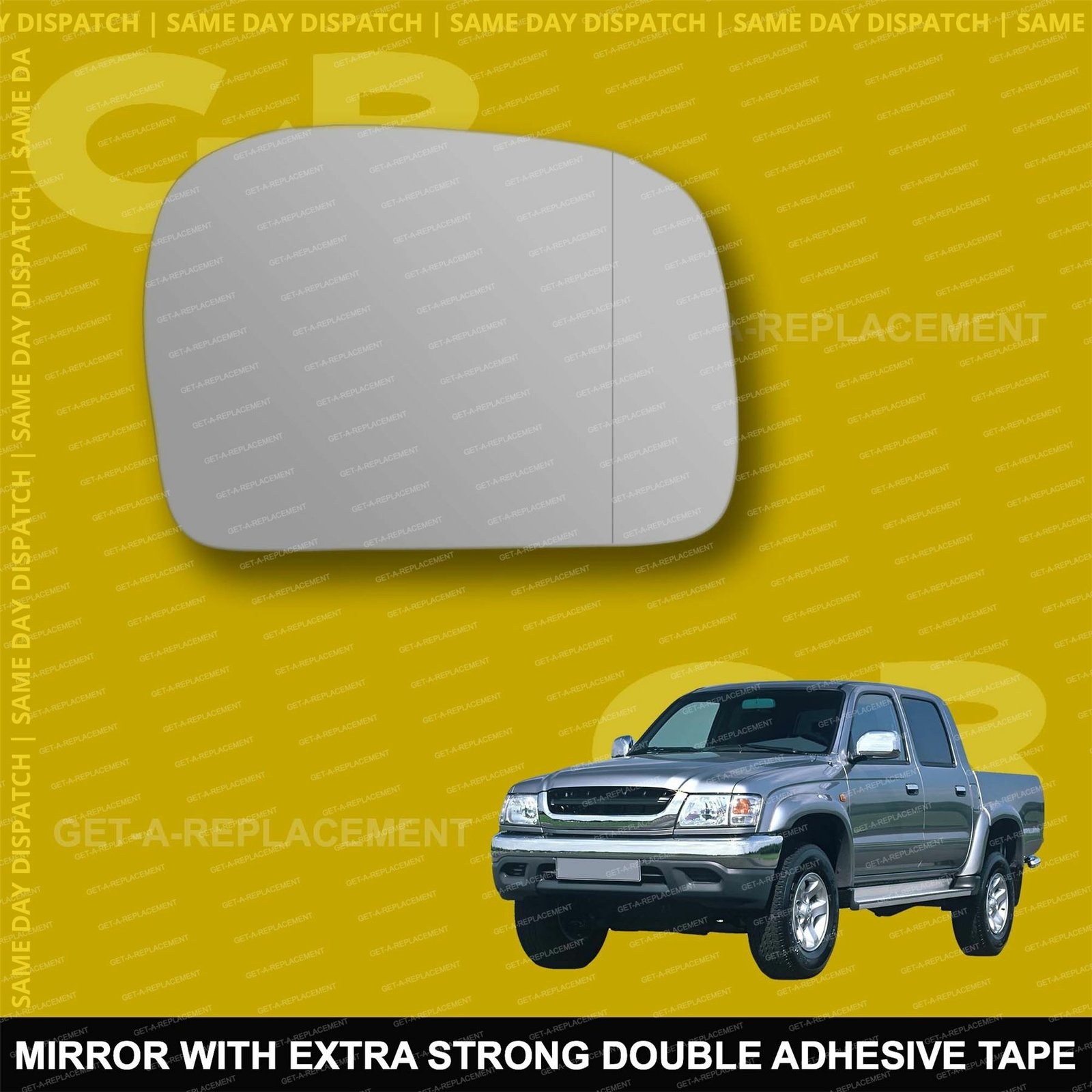 For Toyota Hilux wing mirror glass 98-05 Right Driver side with Blind ...