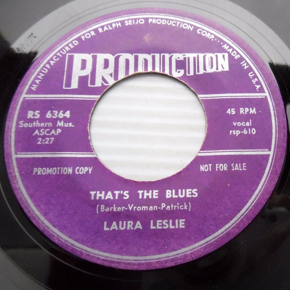 LAURA LESLIE 45RPM 7" Single Rock’n’Roll 1963 Popcorn e7227 | eBay