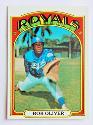 Bob Oliver #57 Topps 1972 Baseball Card (Kansas City Royals) VG | eBay