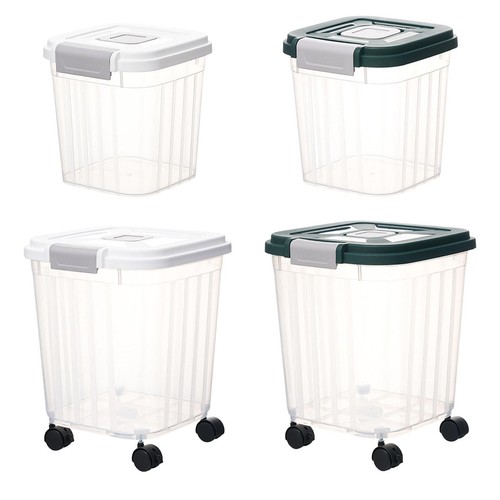 Airtight Rice Storage Bin, Dry Food Container, Cereal Container, Rice ...