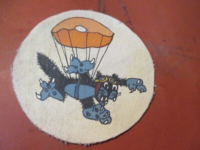 WWII USA 503 RD PARACHUTE INFANTRY REG DISNEY CAT FLIGHT JACKET PATCH ...