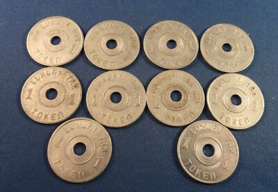 TEN Vintage Alabama State Tax Commissioner Luxury Tax Tokens | eBay
