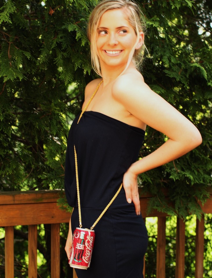Kathrine Baumann COKE COCA COLA swarovski CRYSTAL CLUTCH & JUDITH ...