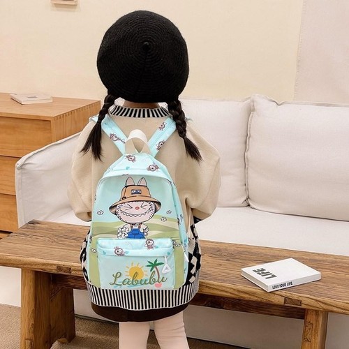 Cute Labubu Children Backpack Student Large Capacity School Bags ...