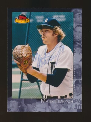 2001 Topps American Pie -#57 MARK FIDRYCH (Tigers) *AUTOGRAPHED* (d ...