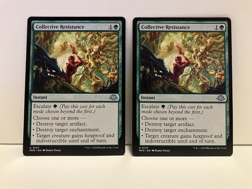 x2 Collective Resistance Modern Horizons 3 Regular | eBay