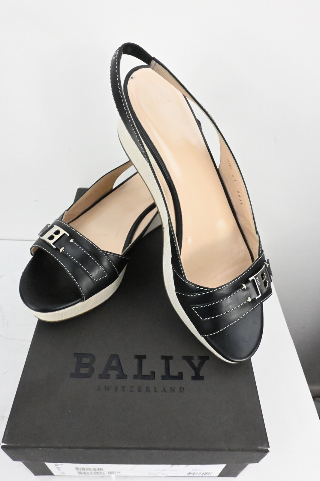 BALLY "Loredi/300" in black calf plain BNWB size EU41/US10.5/UK8 | eBay