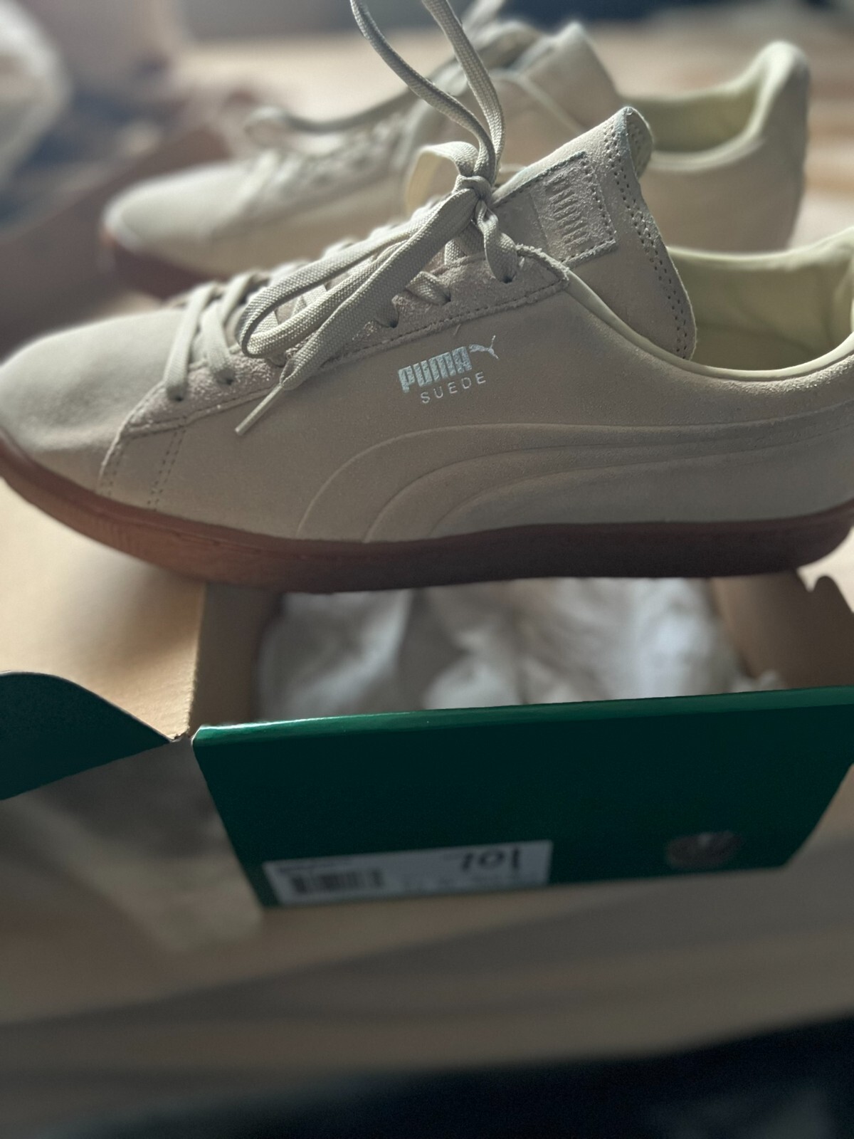 *NEW Puma Suede Emboss ‘Pale Khaki’ Sz 10.5 M Low 360747-01 | eBay