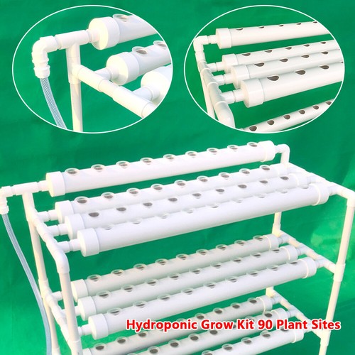 Hydroponic System Hydroponic Grow Kit 90 Plant Hydroponics 10 Tube ...