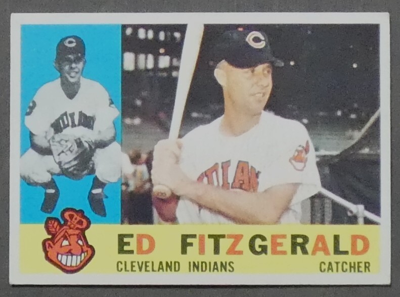 1960 Topps Baseball #423 Ed Fitzgerald Cleveland Indians - VG/EX | eBay