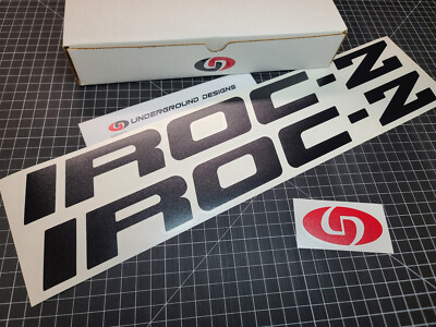 IROC-Z Decals (2pk) Solid Side Door Stickers 20" For Third Gen Camaro ...