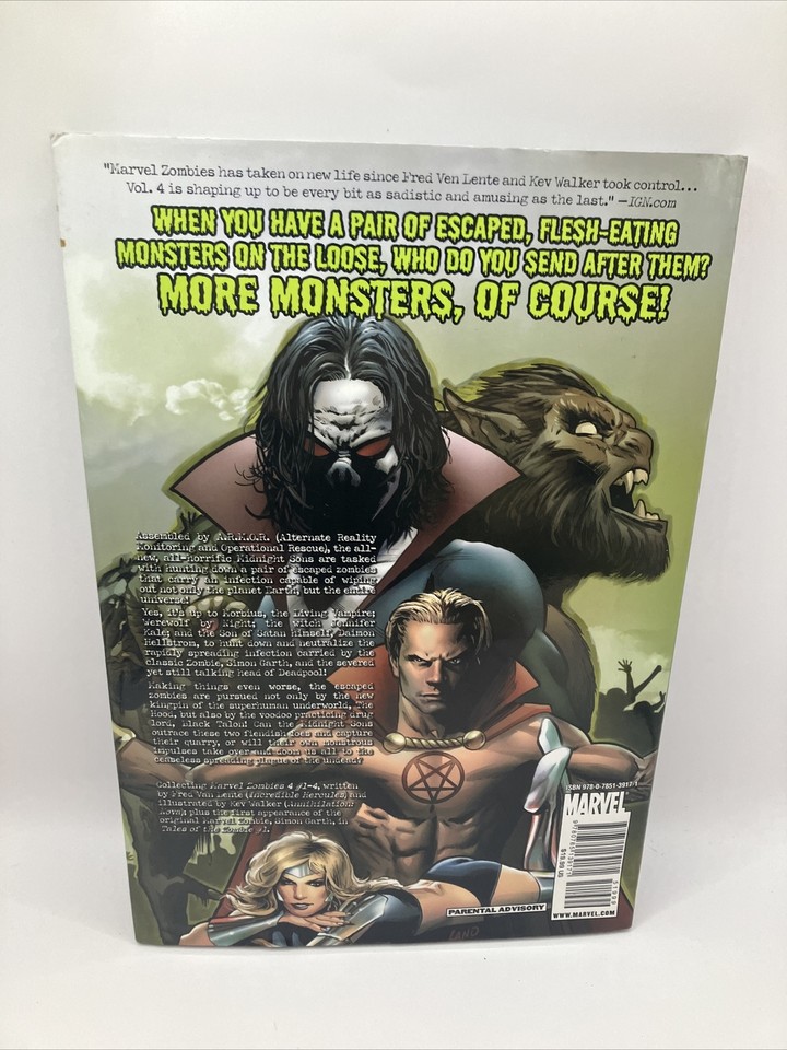 Marvel Zombies 4 (Marvel, 2009, Hardcover) 9780785139171| eBay