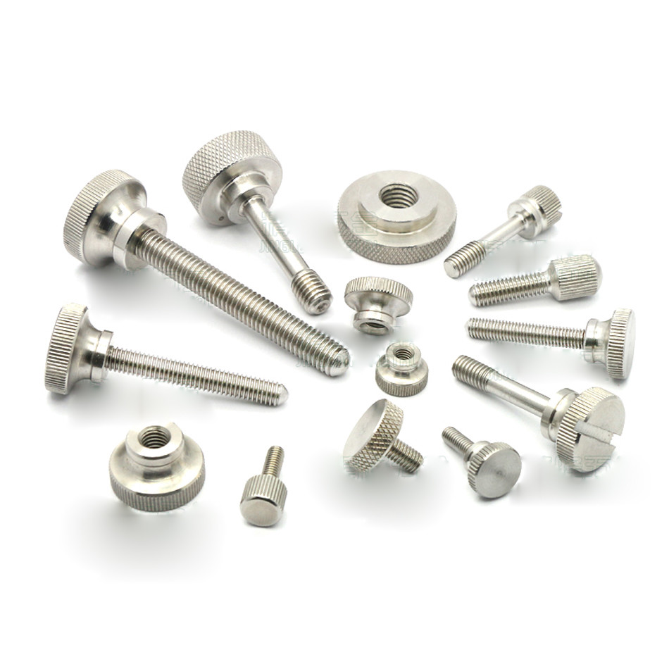 Stainless Steel Thumb Screws M2/M2.5 Flared Shoulder Knurled Head Knob ...
