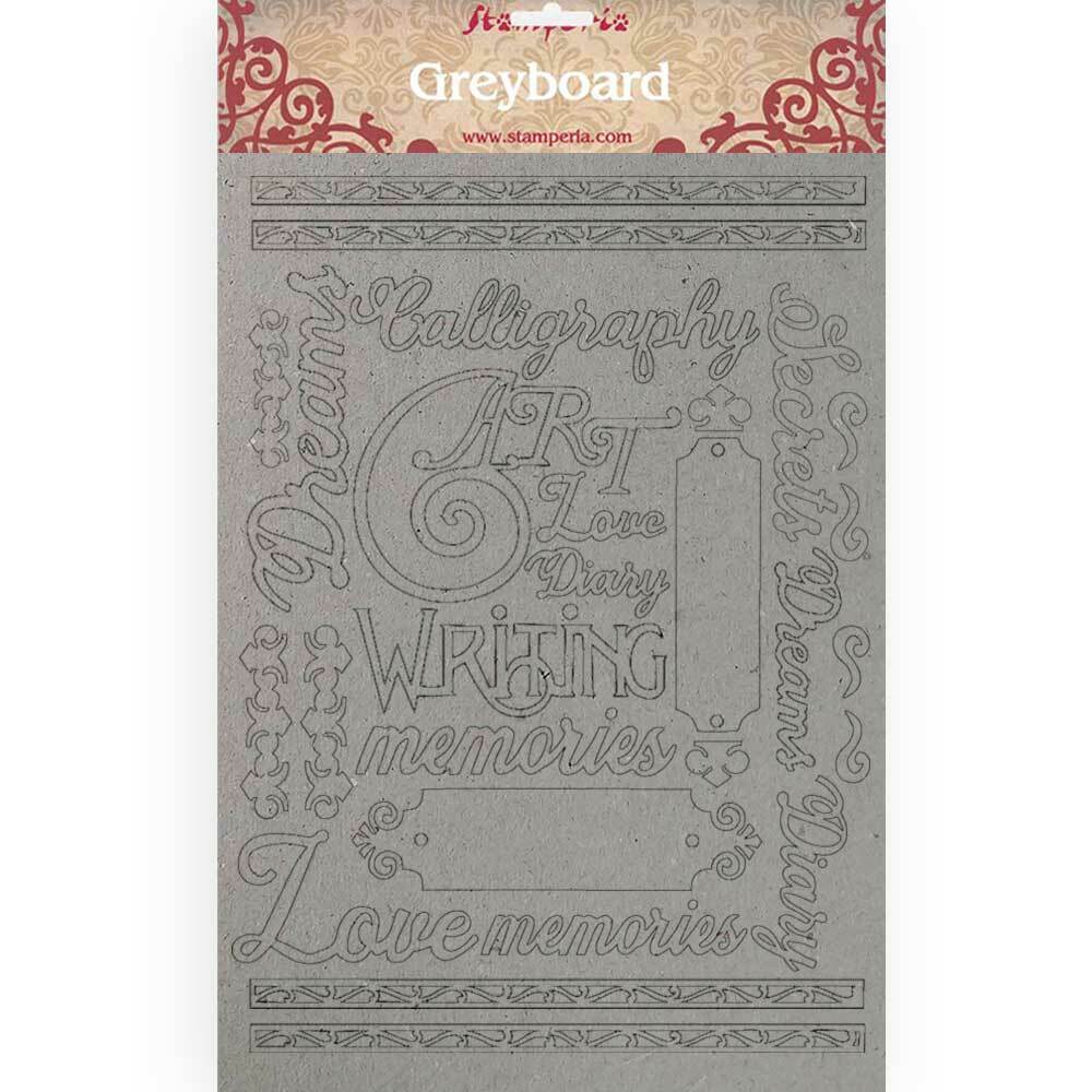 Stamperia CALLIGRAPHY Cuts & Scraps A4 8.25X11.75" #KLSPDA410 for sale ...