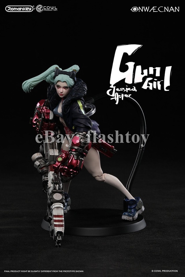 Romankey X COWL 1/12 Gun Girl Collectible Female Action Figure Model ...