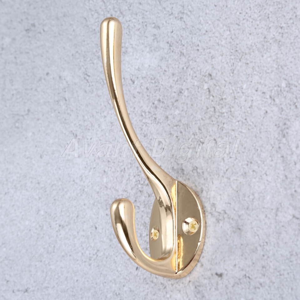 1Pc 102*47mm Home Hat Key Coat Clothes Towel Hanger Modern Wall Door ...