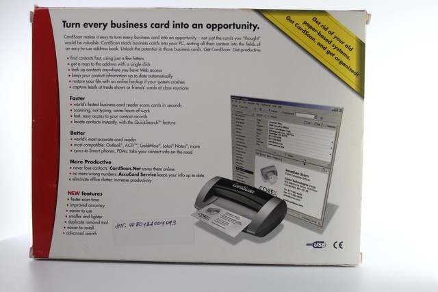 CardScan Executive 700C Pass-Through Scanner for sale online | eBay