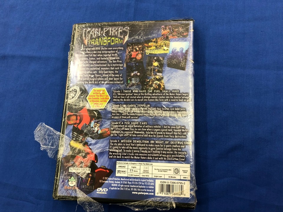 Van-Pires Transform - Mission Demolition - Vol. 1 (DVD, 2007) NEW ...