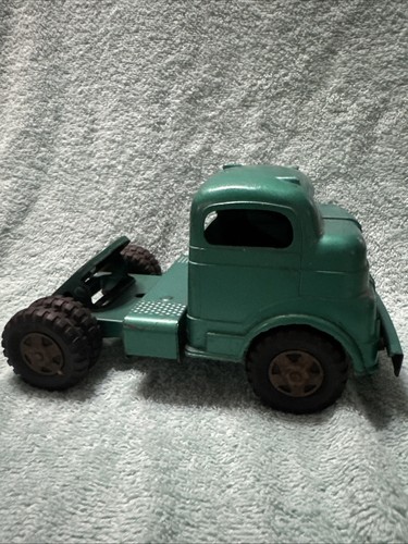 Vintage 50’s Structo Steel 8” Semi Truck Only Green Cab Over Engine VG ...