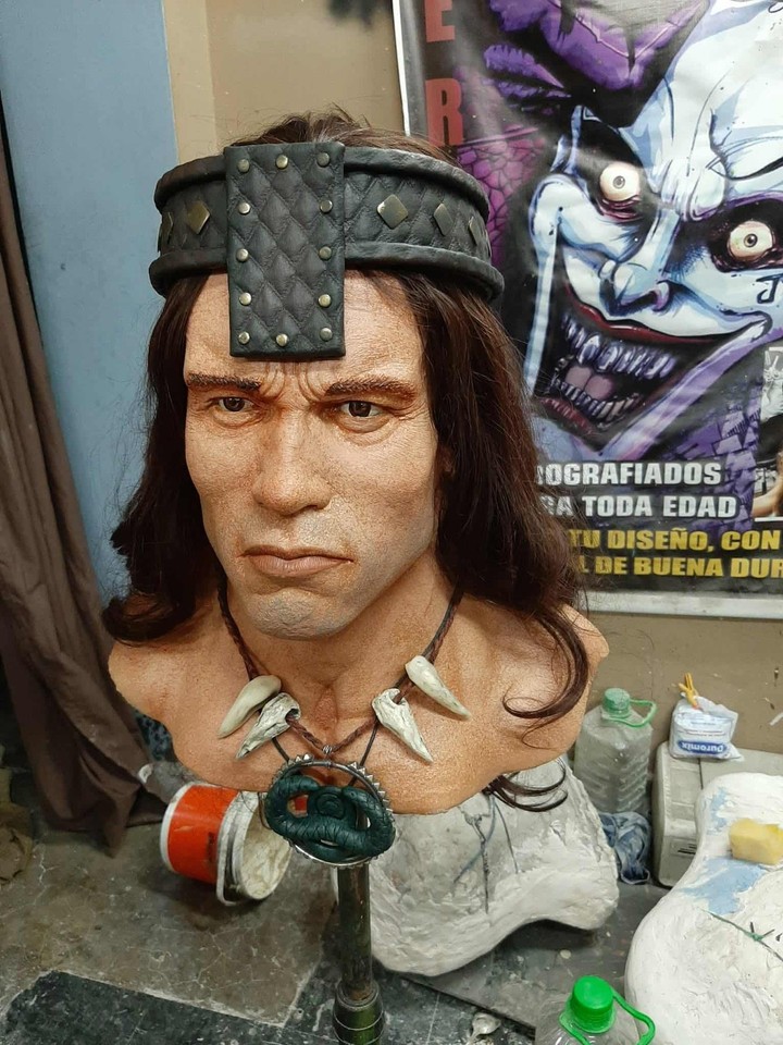 Mask Latex Conan the Barbarian Arnold Schwarzenegger (Movie 1982 ...