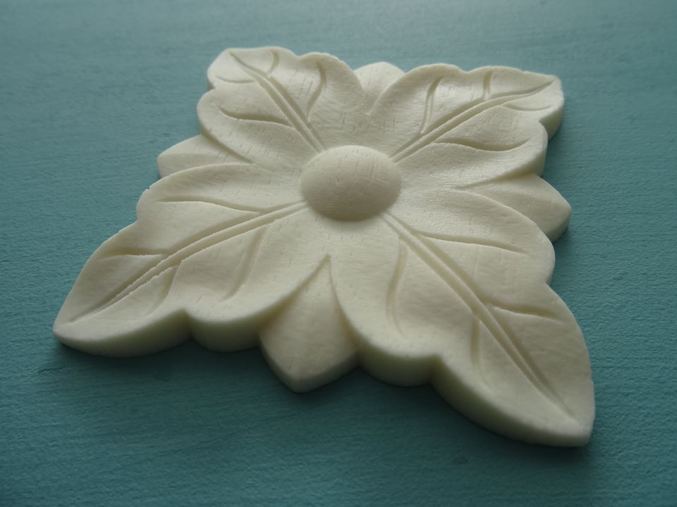 Decorative oak leaf applique onlay resin furniture mouldings onlay Z97 ...