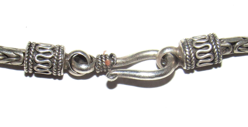 Sterling Chain 29" Fancy Links | eBay