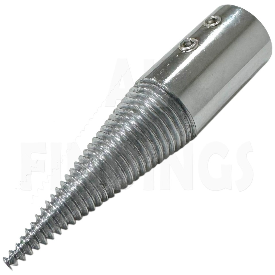 Tapered Spindle 3/8" LEFT Hand Polisher Pigtail tapered Nose Clean Buff ...