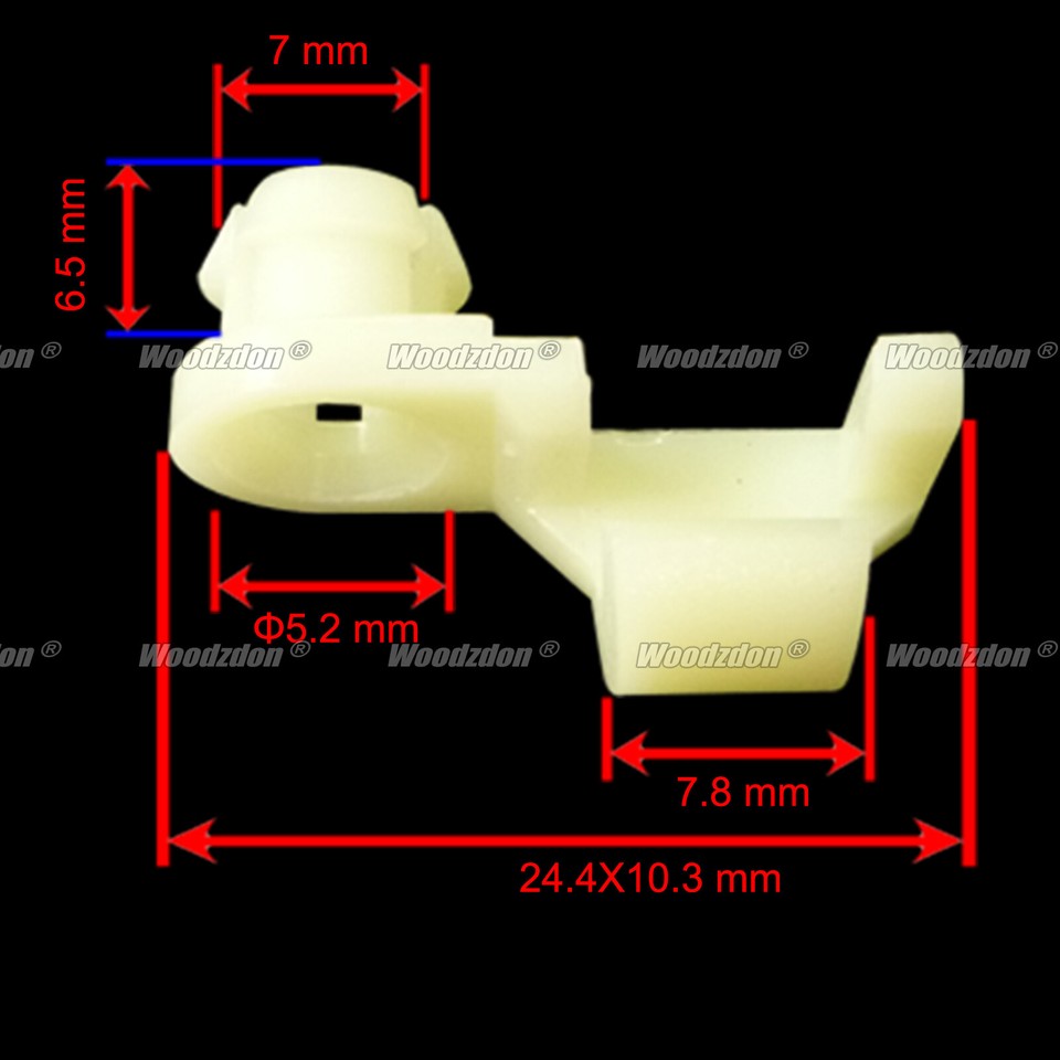 20 Tailgate Rod Clip 3/16" Rod Size Retainer A18926 15545178 For GM ...