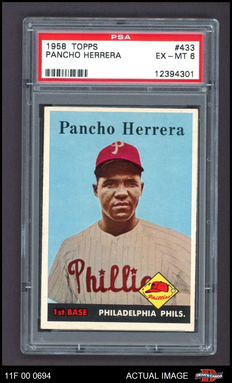 1958 Topps - #433 Pancho Herrera (RC) for sale online | eBay