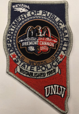 Nevada State Police - Battle for the Fremont Cannon patch - UNLV Nevada ...