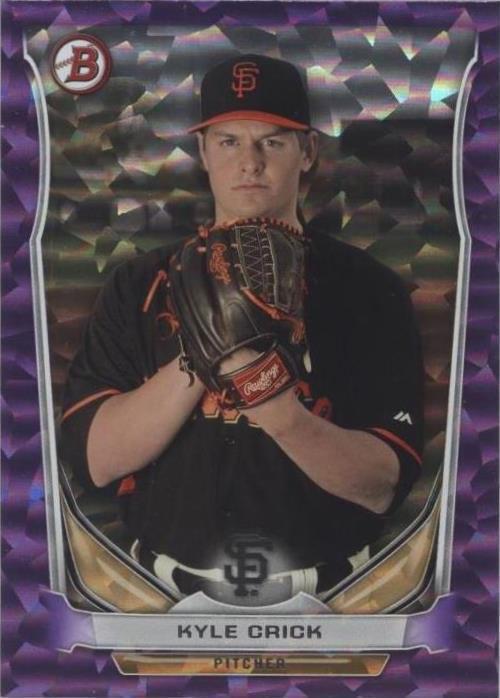 2014 Bowman Draft - Top Prospects Kyle Crick #TP-63 Purple Ice /99 (RC ...