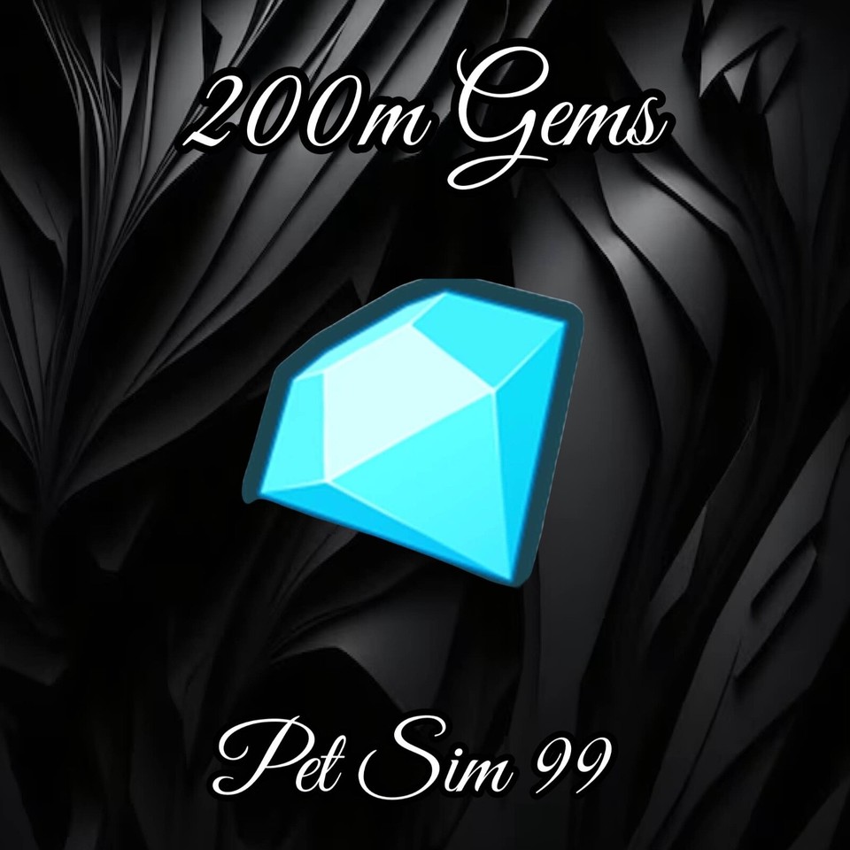 Pet Sim 99 Gems - Pet Simulator 99 PS99 Gems | eBay