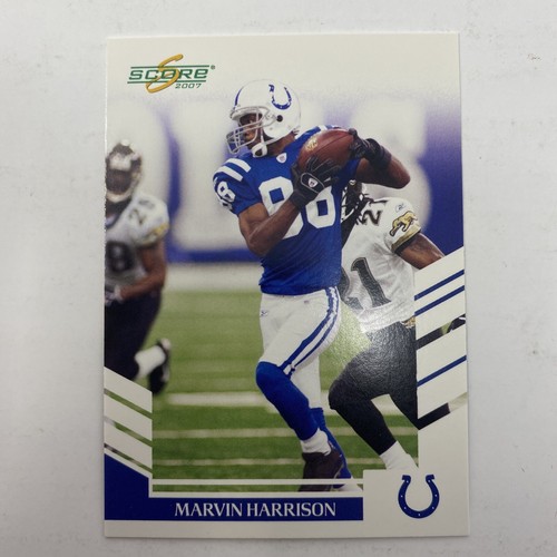 2007 SCORE MARVIN HARRISON INDIANAPOLIS COLTS #222 | eBay