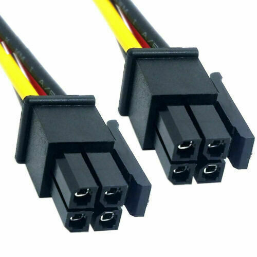 ATX Molex Micro Fit Connector 4Pin Male to Male Power extension Cable ...