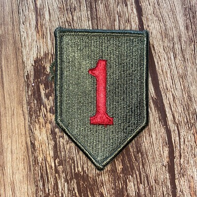 US ARMY 1ST INFANTRY DIVISION BIG RED ONE PATCH (New) | eBay