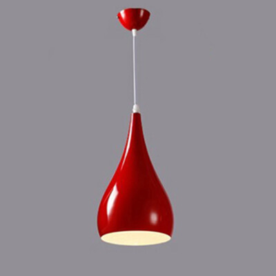 Modern Teardrop Pendant Lamp Fixture 1 Bulb Drop Ceiling Lighting for ...