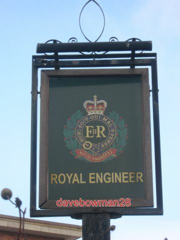 PHOTO ROYAL ENGINEER PUB SIGN TWYDALL UNFORTUNATELY THIS PUB ON THE ...