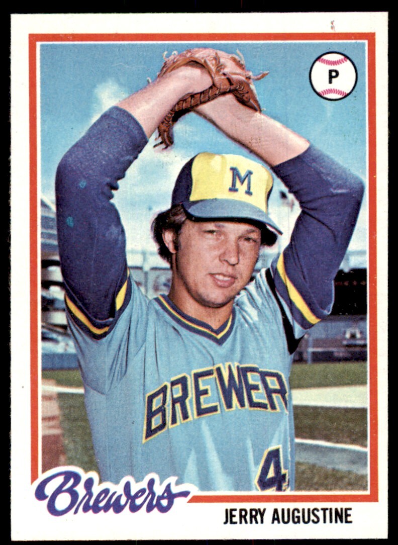 1978 TOPPS JERRY AUGUSTINE MILWAUKEE BREWERS #133 | eBay