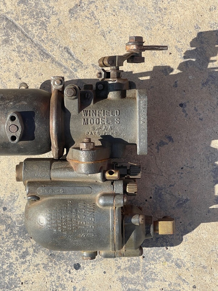 🔥 Rare Winfield Model S Carburetor Carb Hot Rod Ford Model A SCTA Trog ...