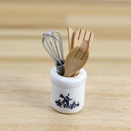 1:12 Miniature Cooking Utensils Baking Tools Set Dollhouse Kitchen ...