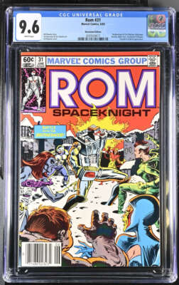 ROM #31 CGC 9.6 WHITE PAGES // NEWSTAND EDITION MARVEL COMICS 1982 | eBay