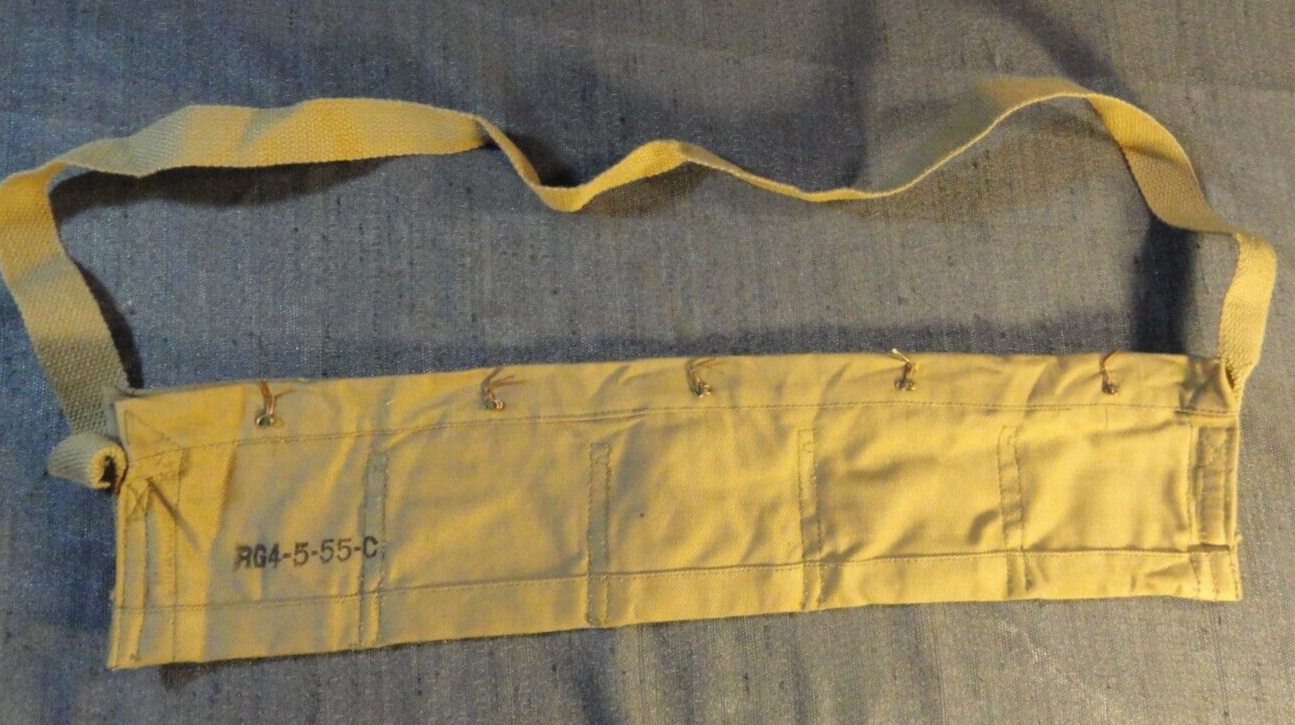 5 PANEL POUCH TAN DESERT COYOTE BANDOLEER RG 4-5-55C STANDARD AMMO ...