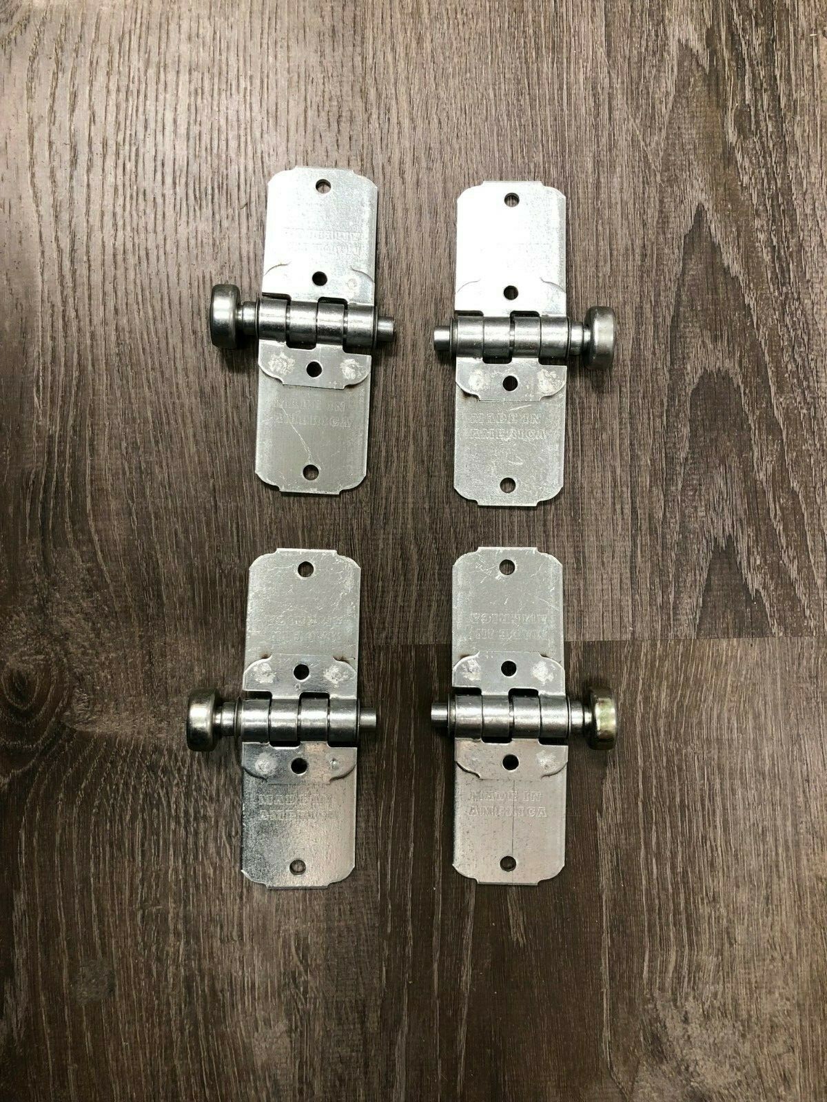 SET OF 4 TODCO STYLE 69035 END HINGES & 61174 1" ROLLERS ROLL UP DOOR ...