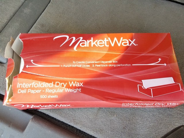 Market wax MV12 Bagcraft interfolded dry wax deli paper 12"x10 3/4" 500 ...