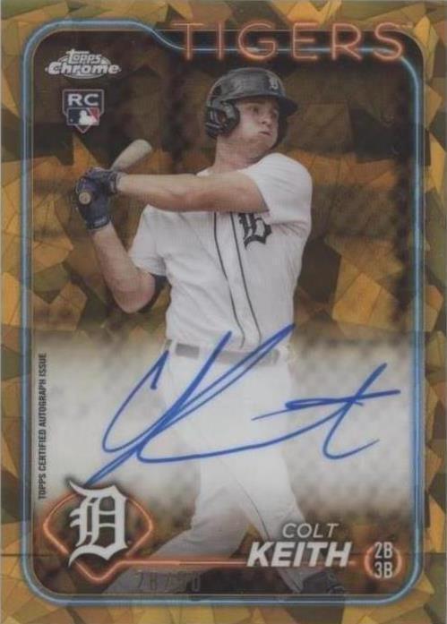 2024 Topps Chrome Sapphire Edition - Autographs Colt Keith #CSA-CK Gold ...