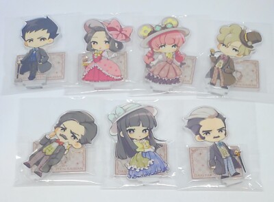 The Great Ace Attorney Acrylic Stand Type A Complete Set Capcom Cafe ...