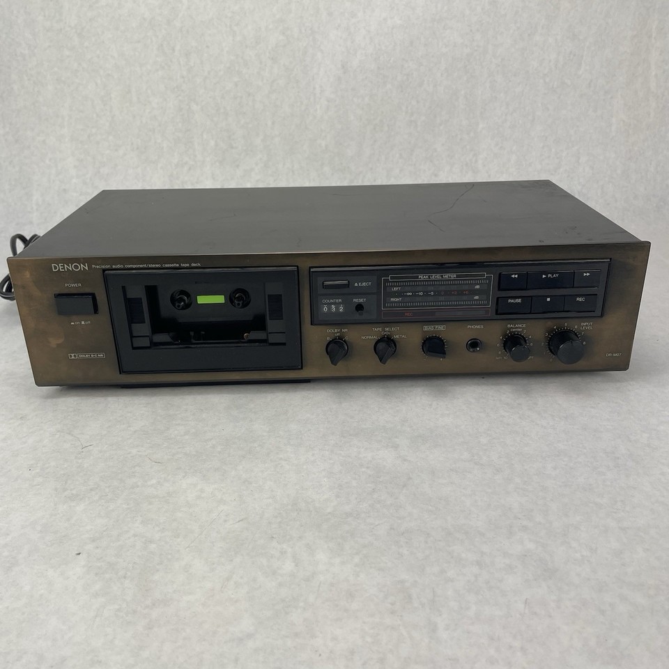 Denon DR-M07 Precision Audio Component Stereo Cassette Tape Tested | eBay