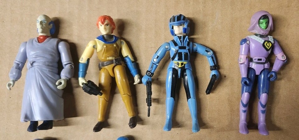 Robotech Vintage 1985 Lot of 8 Action Figures with Weapons, Helmets ...