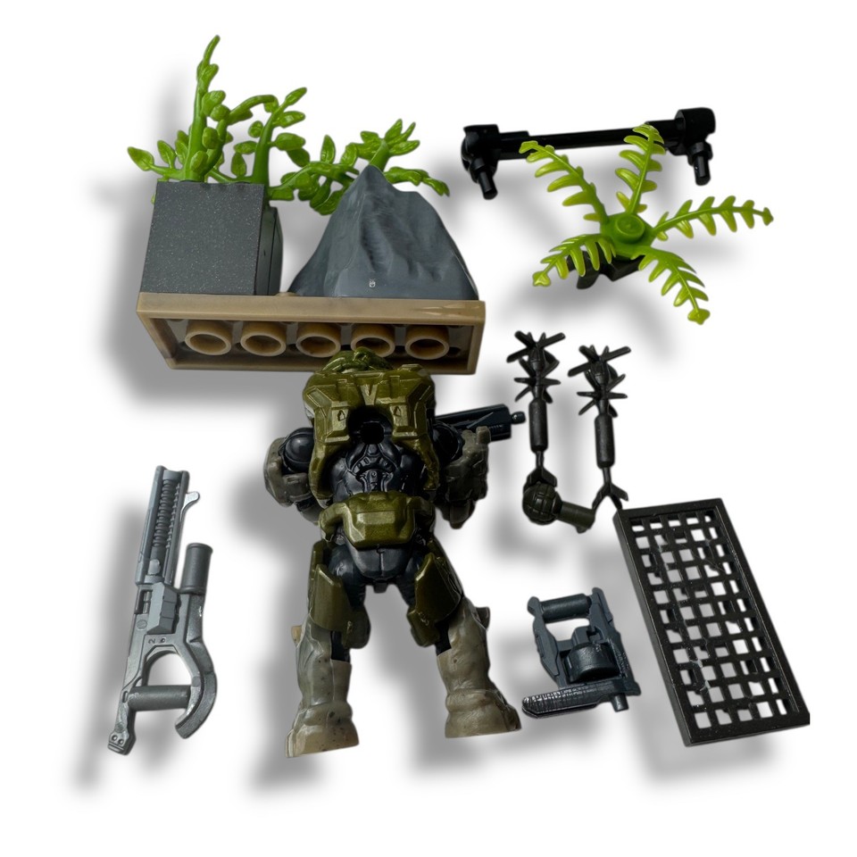 Halo Mega Construx LOT OF Parts, Weapons, Landscape Accessories, Mini ...